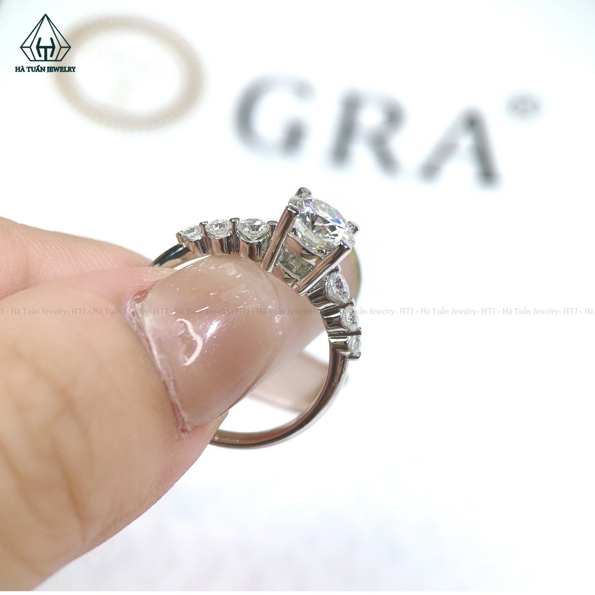 Nhẫn nữ vàng RG066 VT14K 6.3mm – Hà Tuấn Jewelry