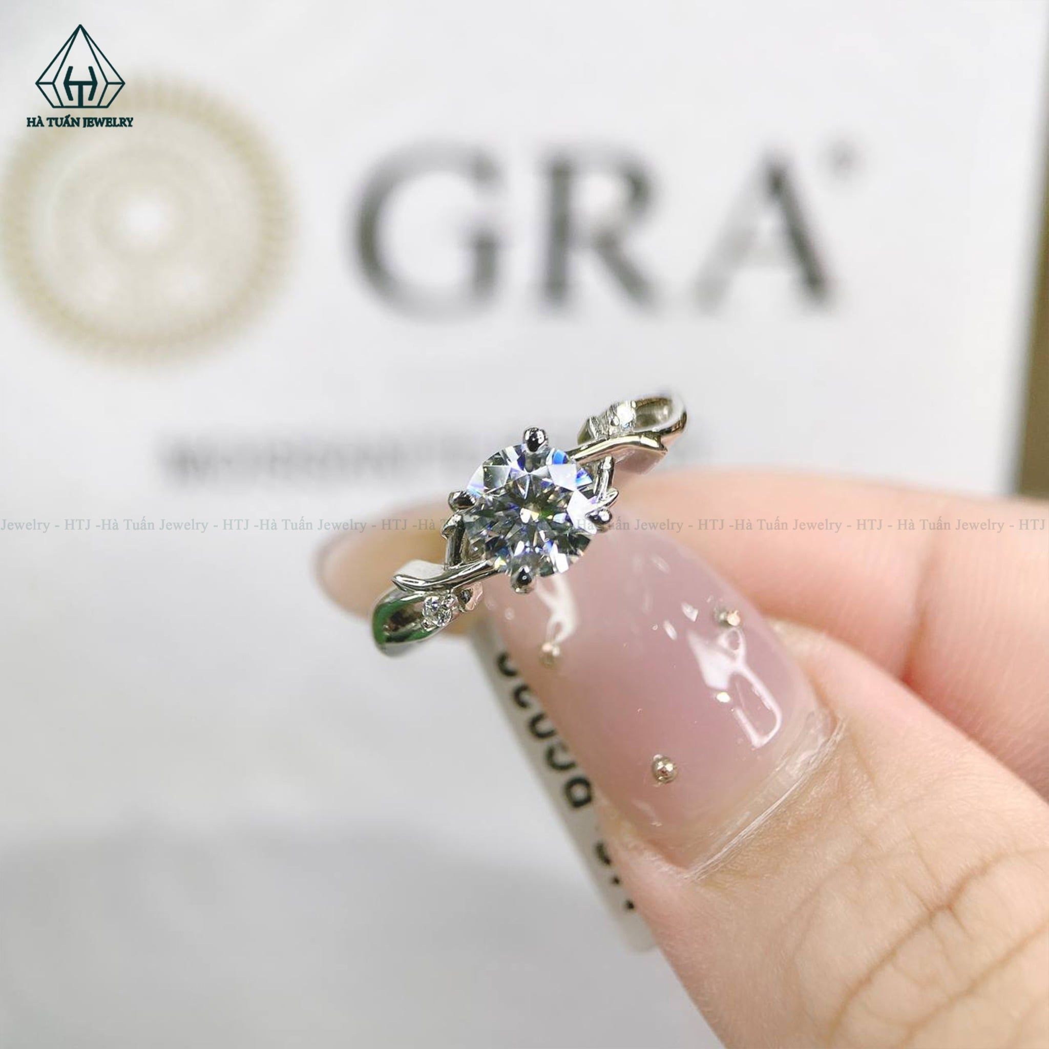 Nhẫn nữ vàng RG030 VT14K 6.3mm – Hà Tuấn Jewelry