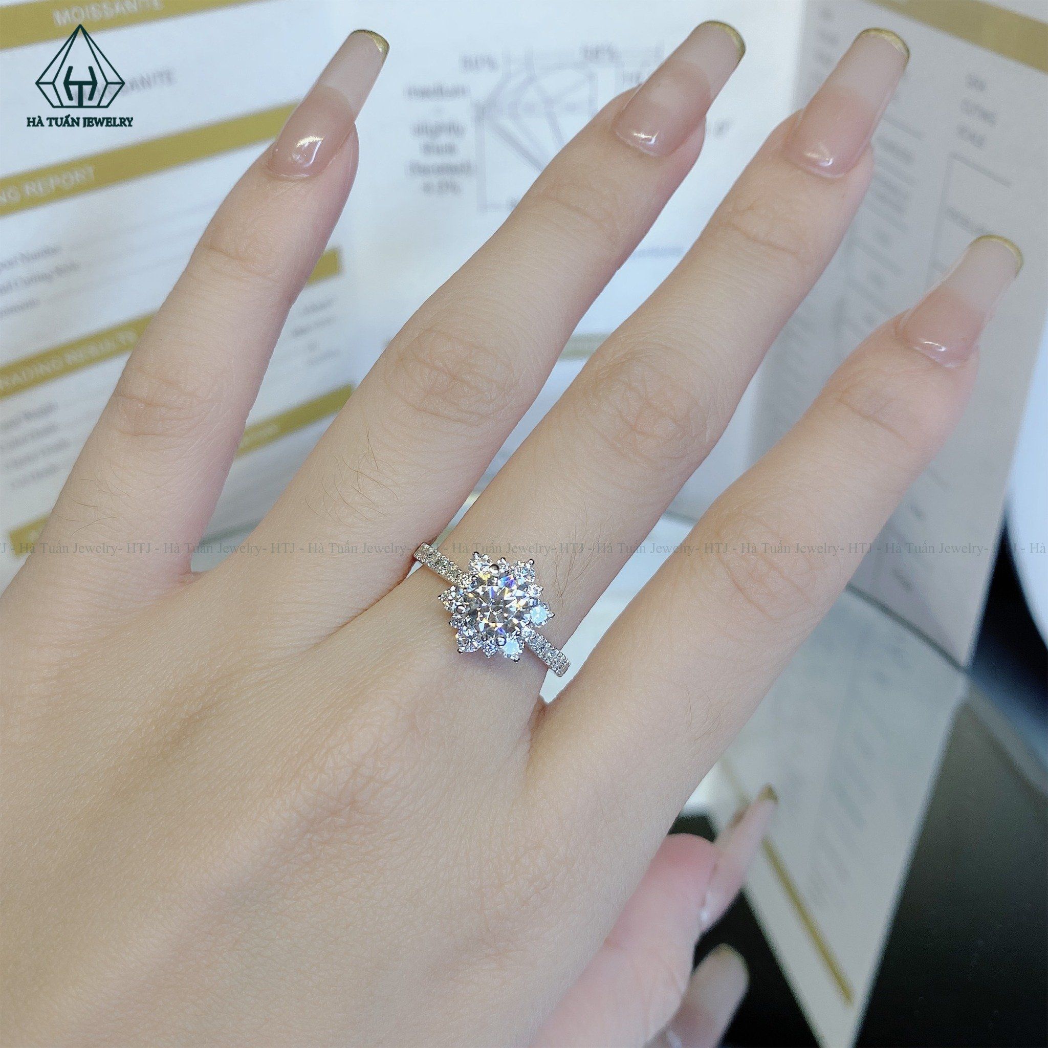 Nhẫn nữ vàng RG060 VT18K 6.3mm