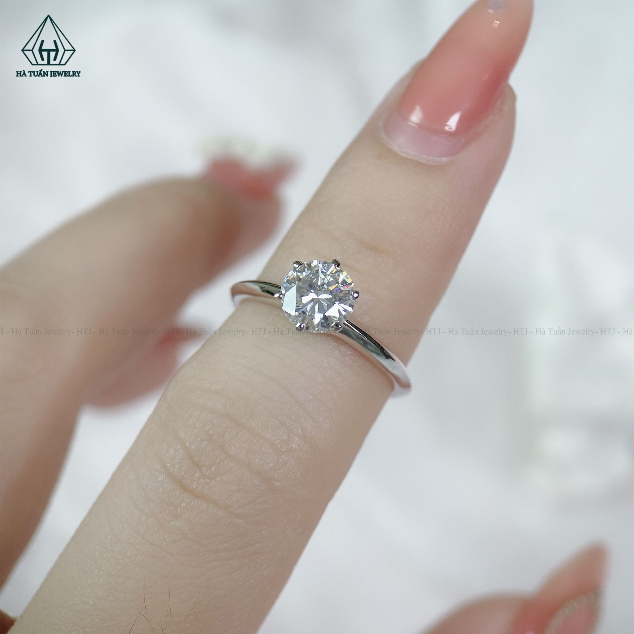 Nhẫn nữ vàng RG061 VT14K 6.3mm MONTE