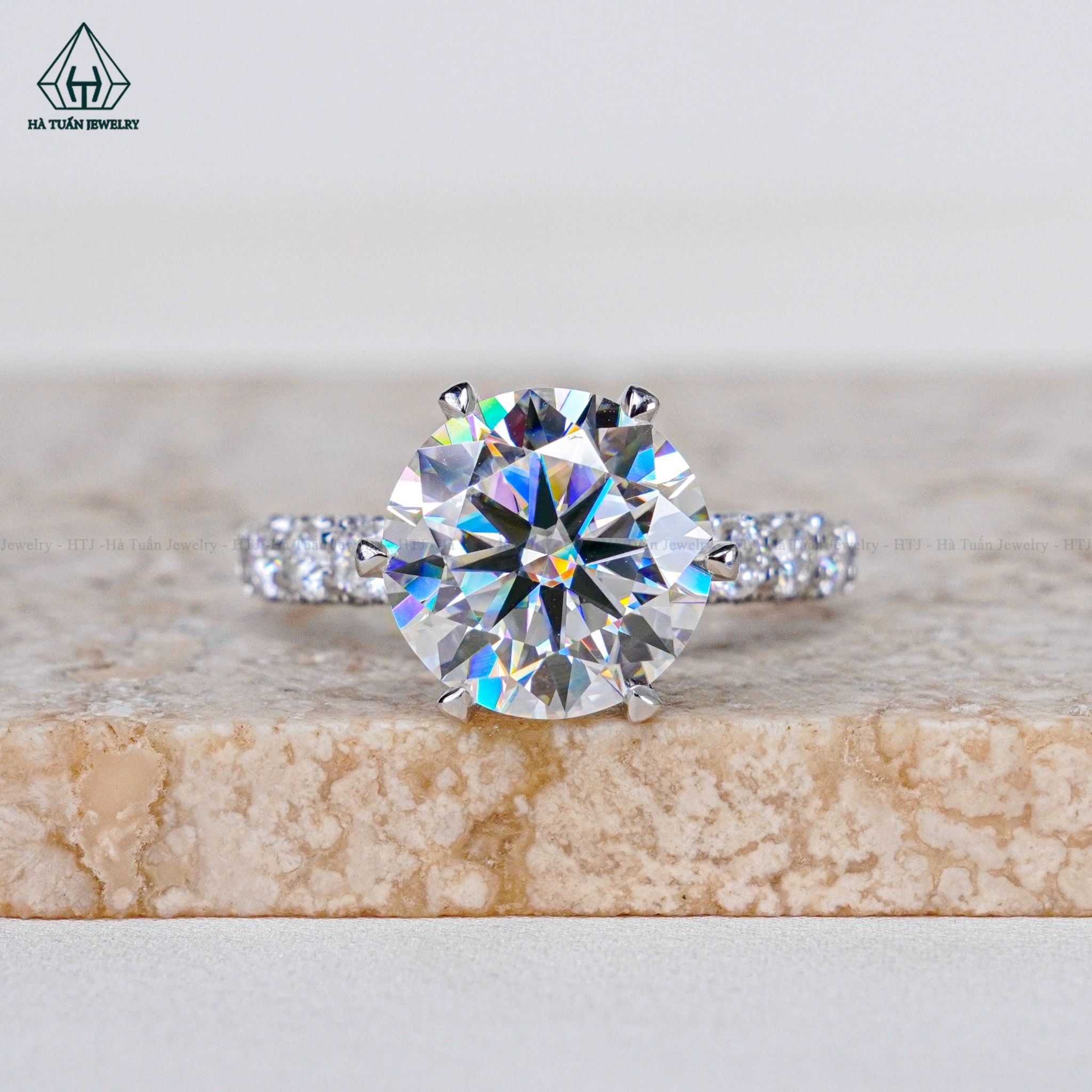 Nhẫn nữ vàng RG002 VT14K 12mm