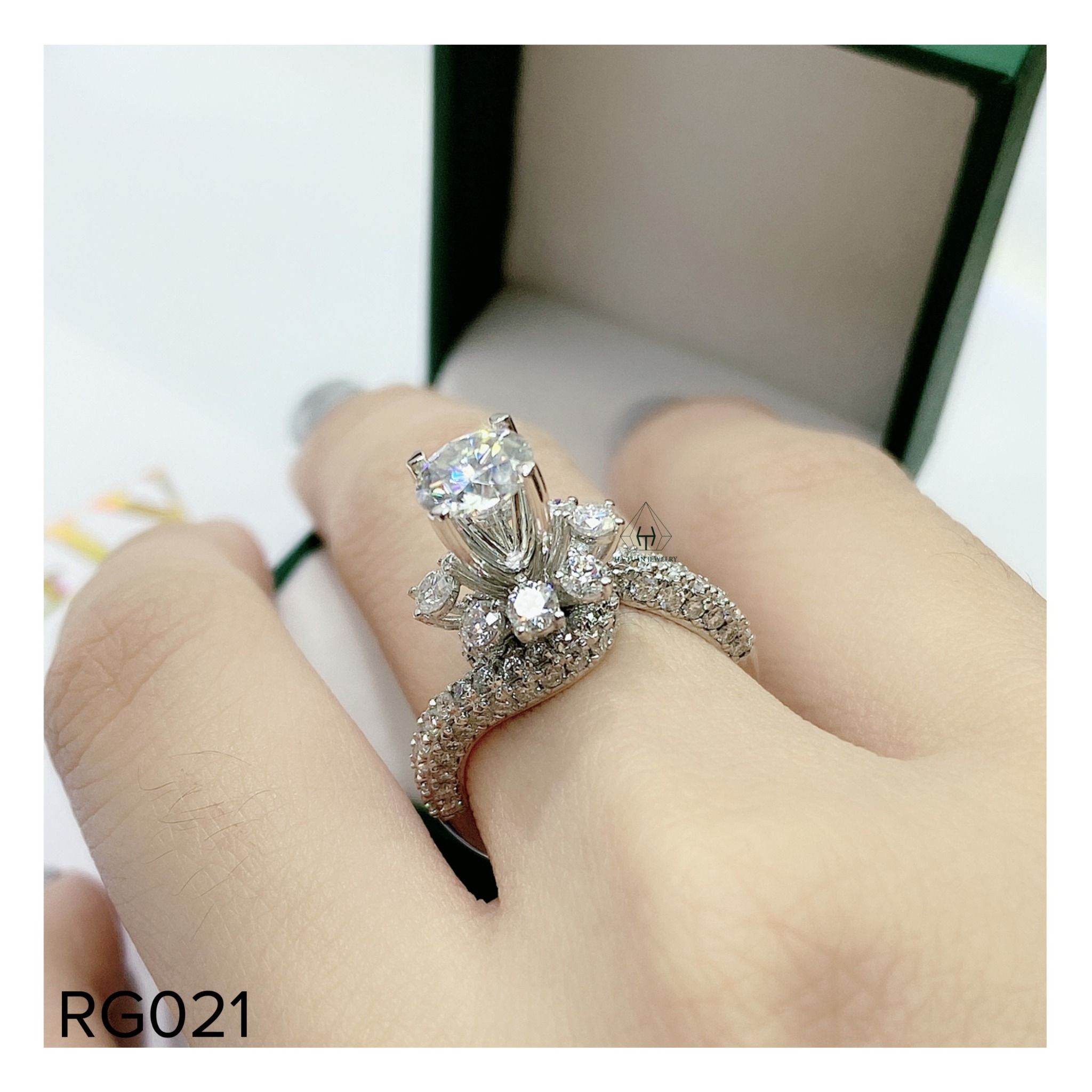 Nhẫn nữ vàng RG021 VT14K 6.3mm