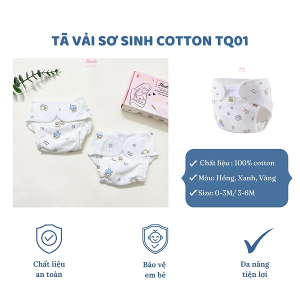 Tã vải cho sơ sinh tái sử dụng nhiều lần Hinata TQ01 – Hinata - 日 本 の 品 質