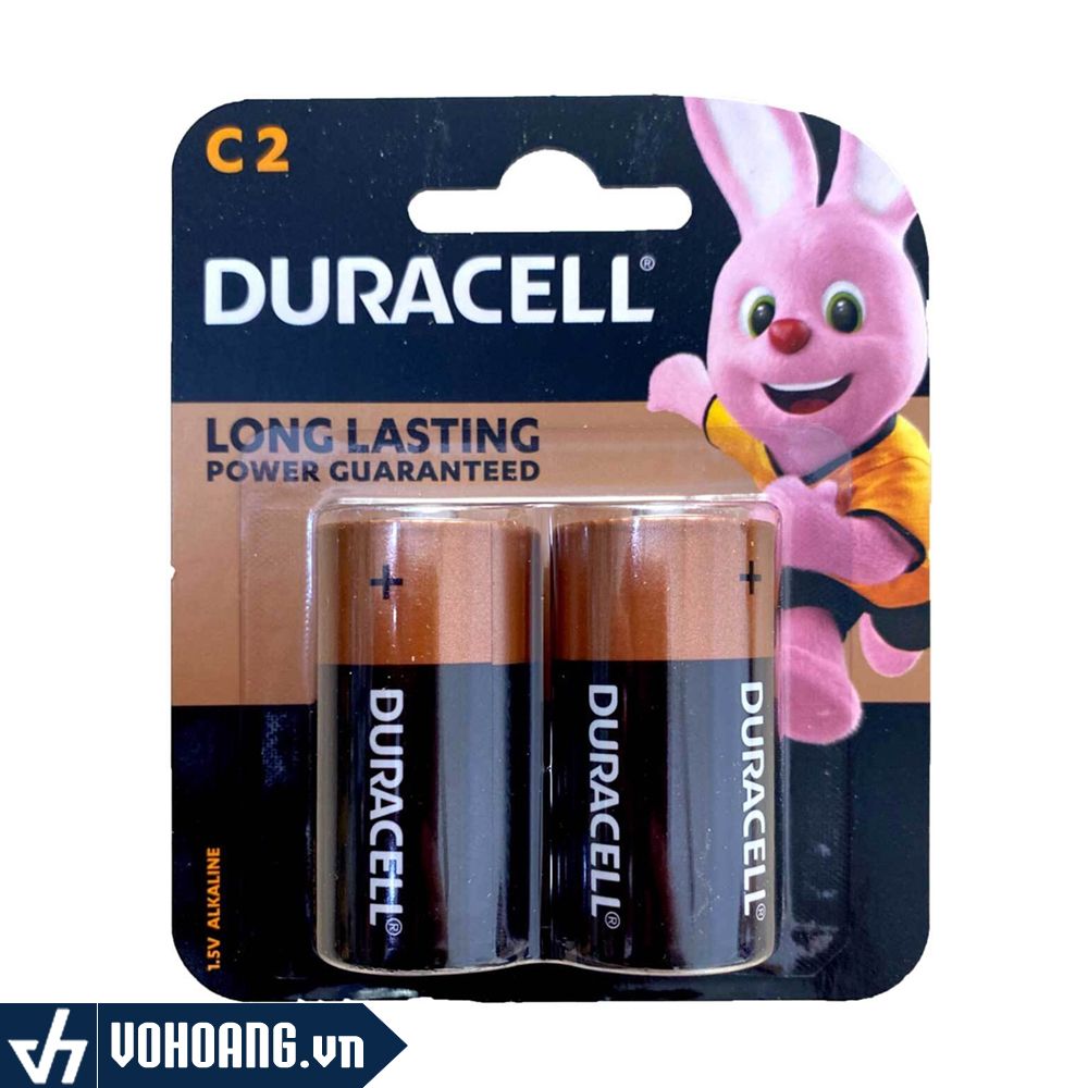 Pin Trung Duracell C Chính Hãng Vỉ 2 viên – Công ty Võ Hoàng