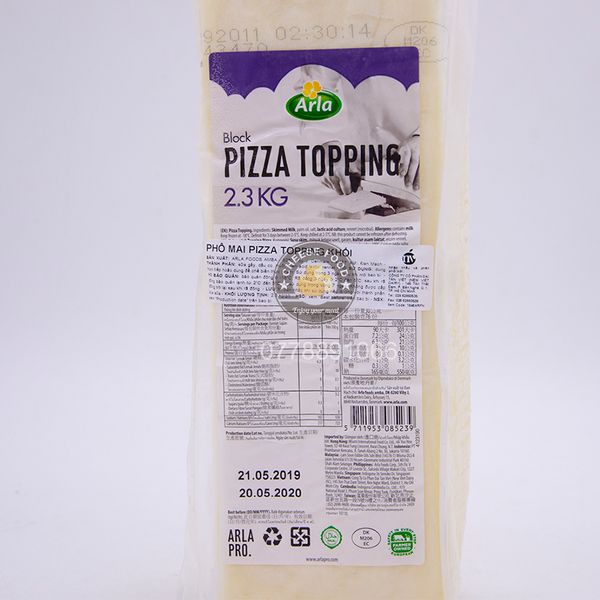 Phô mai Mozzarella Pizza Topping Arla thơm ngon dẻo mịn giá rẻ – Cheese ...