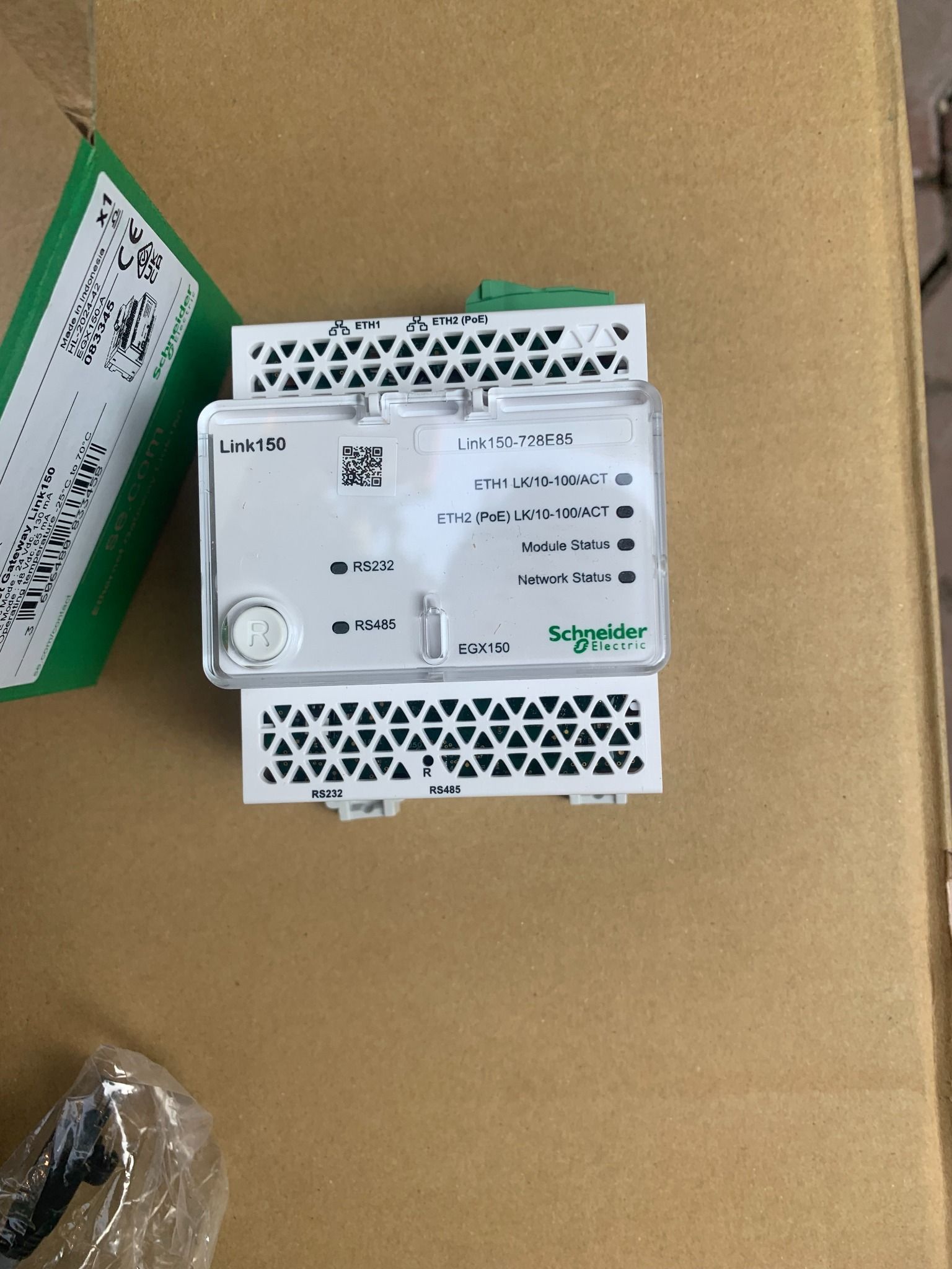 Cổng kết nối (Bộ chuyển đổi) Modbus TCP/IP model EGX150, Hãng Schneide ...