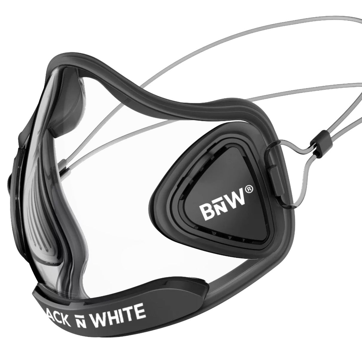 Bɴ̅W® FACE SHIELD - PROTECTIVE ISOLATION MASK – BLACK ɴ̅ WHITE®
