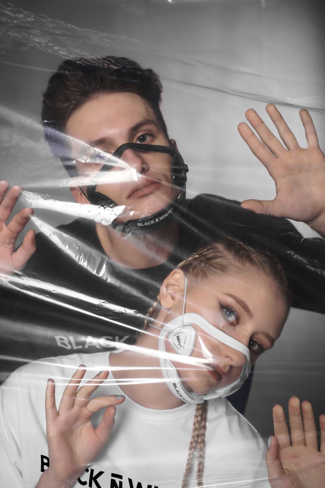 Bɴ̅W® FACE SHIELD - PROTECTIVE ISOLATION MASK – BLACK ɴ̅ WHITE®