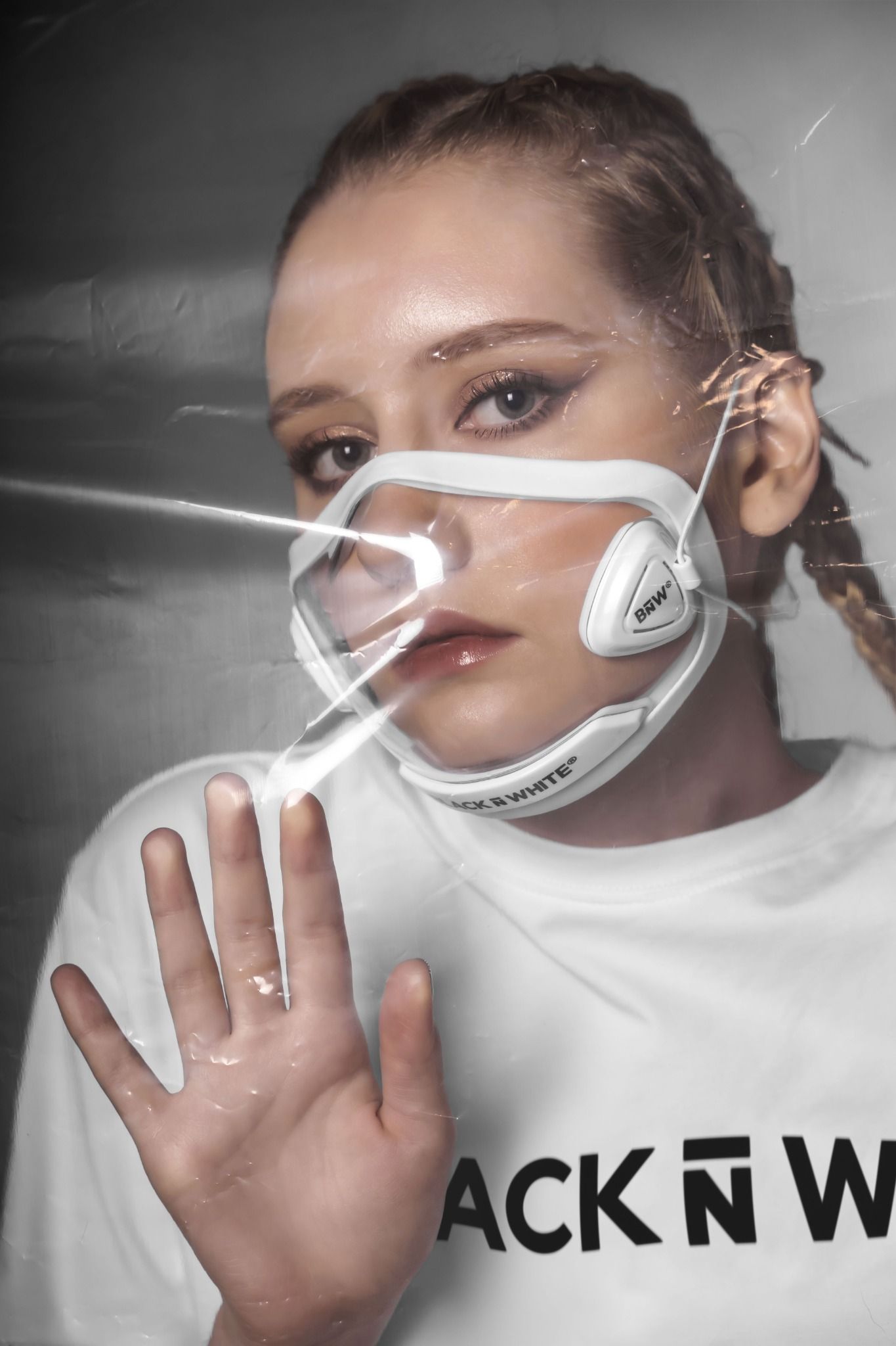 Bɴ̅W® FACE SHIELD - PROTECTIVE ISOLATION MASK – BLACK ɴ̅ WHITE®