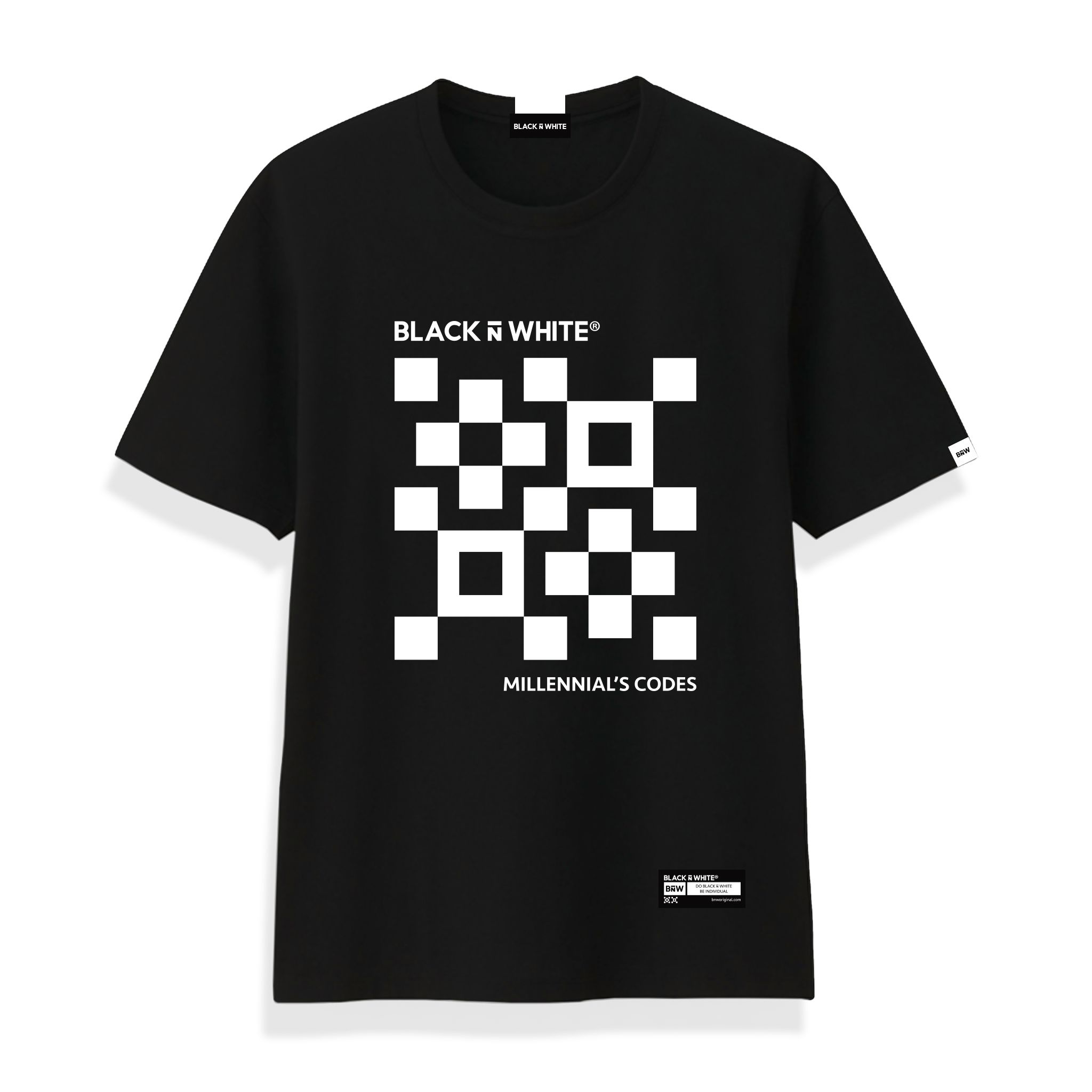 Bɴ̅W®Millennial Code Tee – BLACK ɴ̅ WHITE®