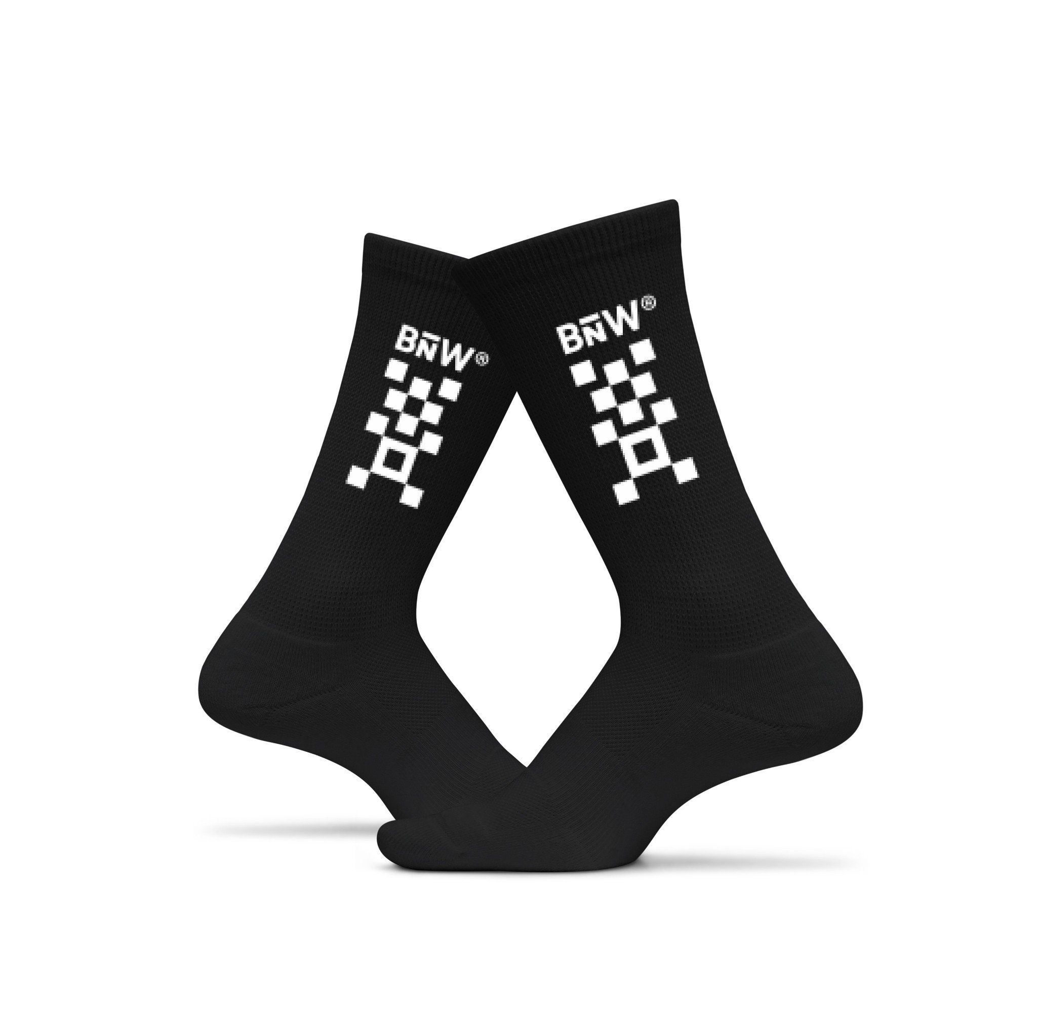 Bɴ̅W®Iconic Crew Socks – BLACK ɴ̅ WHITE®