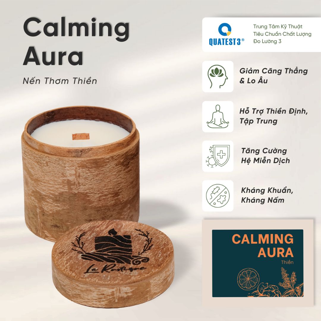 CALMING AURA - Nến Thơm Thiền – Le Rustique Việt Nam