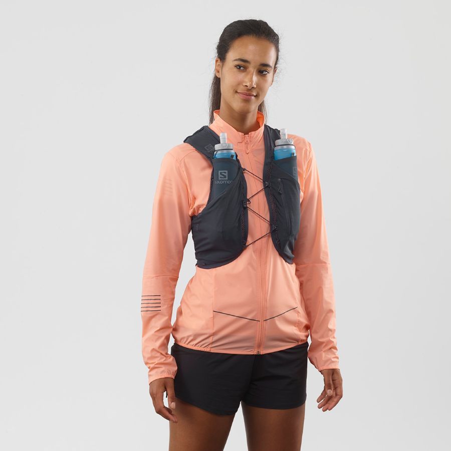 Vest nước chạy bộ đường dài SALOMON ADV SKIN 5 SET EBONY LC1307300 – AISPORTS