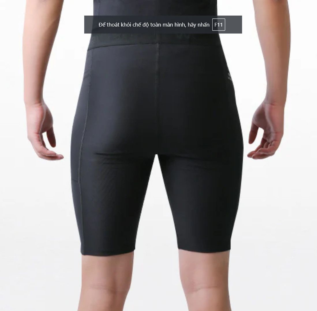 Quần thể thao WAVEWEAR THIGH N HAMSTRING TAPING COMPRESSION SHORTS - S ...