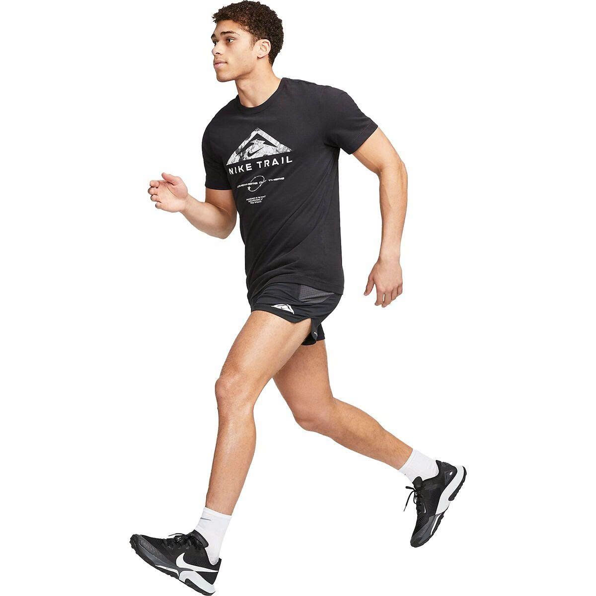 QUẦN SHORT THỂ THAO NAM Nike Trail Short 5" M Dri-FIT BLACK/DK SMOKE G ...