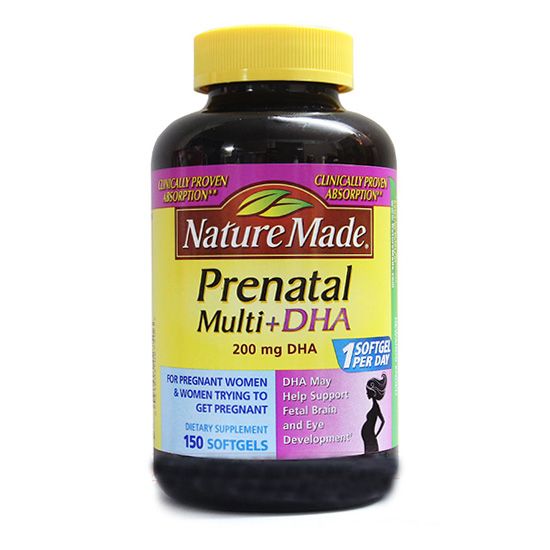 Vitamin cho phụ nữ có thai Prenatal Multi DHA Mỹ 150v