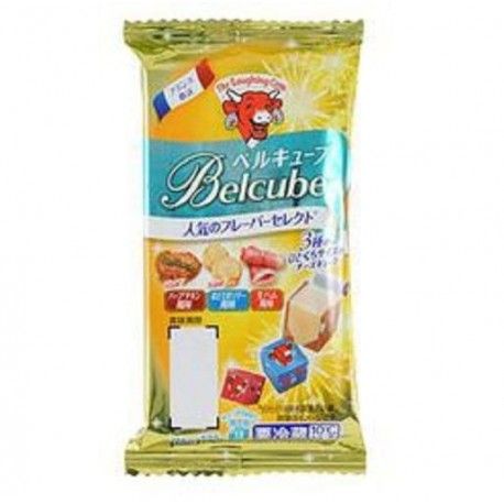 Phô mai Belcube 24v 125g 3 vị vàng xanh