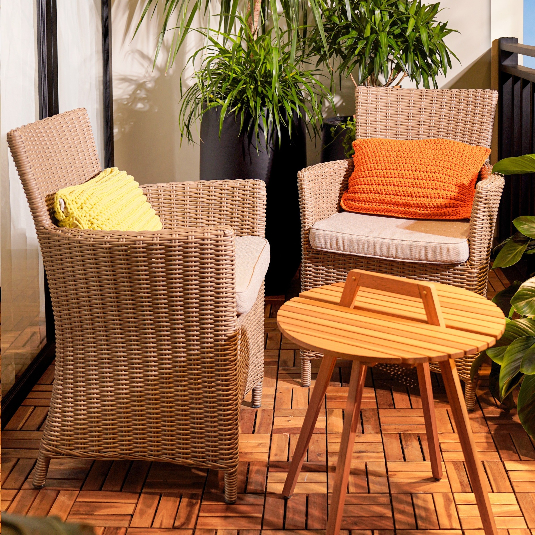 Bộ Bàn Ghế Ban Công Sagano Palmeto – Urban Garden