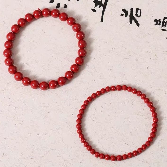 Vòng Tay Chuỗi Hạt Chu Sa – A Little Leaf