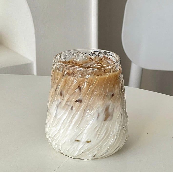 Ly Thuỷ Tinh Latte Đá – A Little Leaf