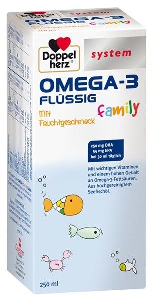 Sirp dầu cá Omega 3 Family Doppelherz thơm ngon bé cực thích – Mua hàng ...