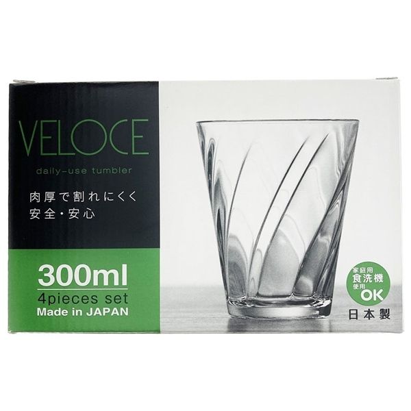 Bộ 4 cốc thủy tinh Aderia , 300ml, Nhật bản – Mua hàng trực tuyến giá tốt nhất