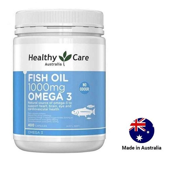 Viên uống dầu cá Omega 3 1000mg Healthycare fish oil – Mua hàng trực ...