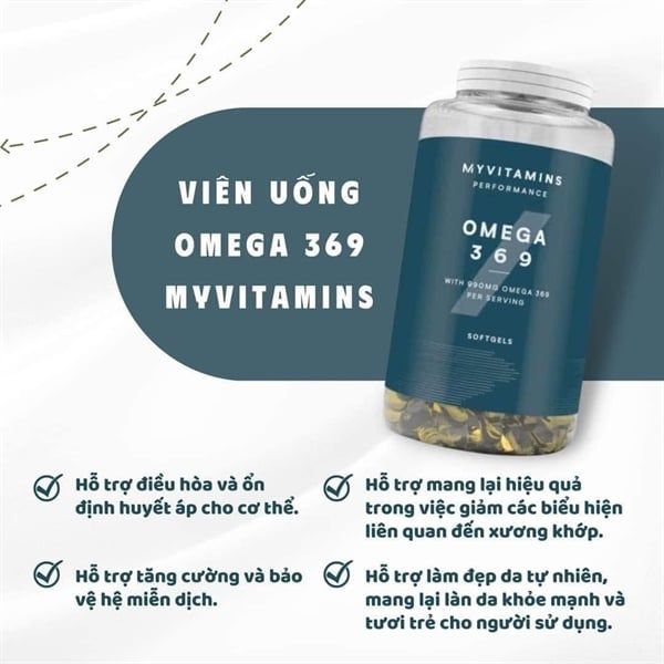 Viên Uống Omega 369 Myvitamins 120 viên – Mua hàng trực tuyến giá tốt nhất