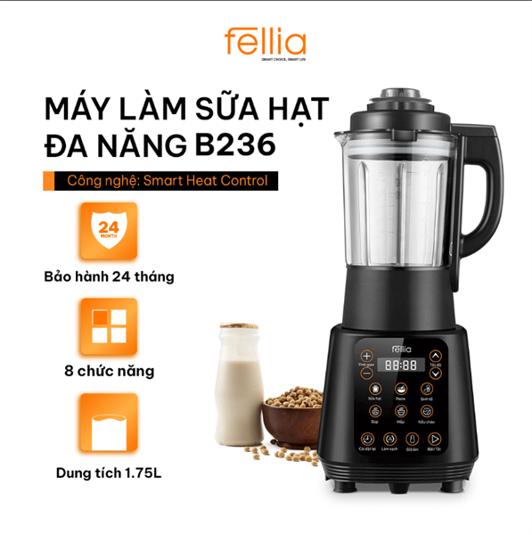 Máy làm sữa hạt Fellia B236 – Mua hàng trực tuyến giá tốt nhất