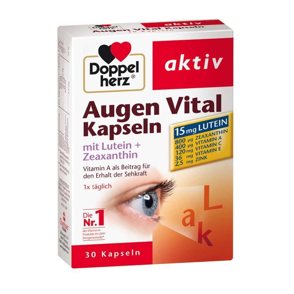 Thuốc Bổ Mắt Doppelherz Augen Vital Kapseln,hàng Đức, 30 Viên – Mua ...