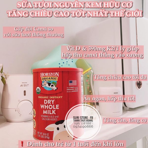 Sữa cho bé Horizon - 870g – Suri Store