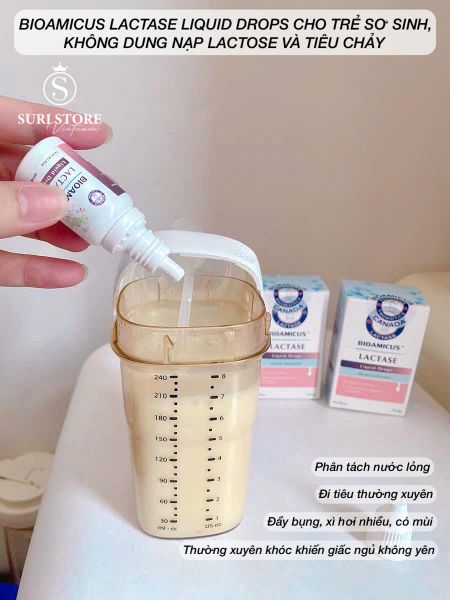 Bioamicus Lactase Drops cho trẻ sơ sinh không dung nạp Lactose Canada ...