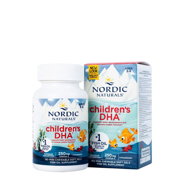 Viên uống Children's DHA Nordic Naturals Mỹ dầu cá cao cấp 180v CT ...