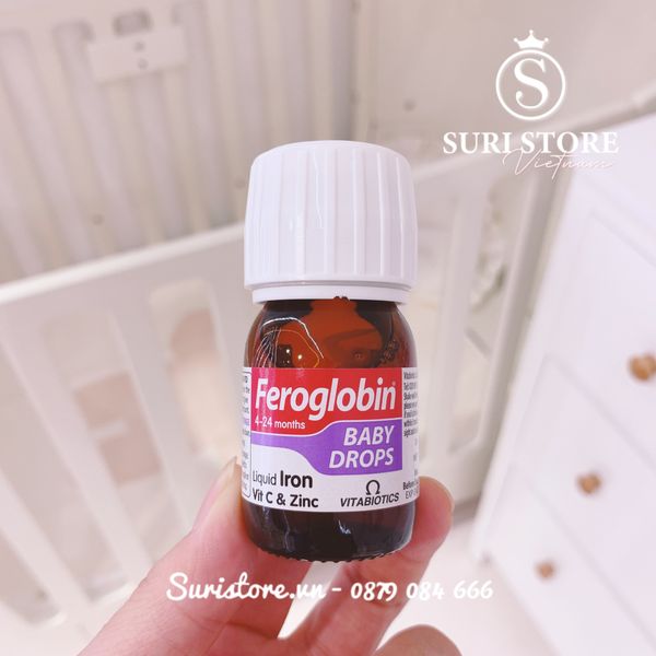 Sắt nhỏ Feroglobin Baby Drops Anh 30ml - 4-24M – Suri Store