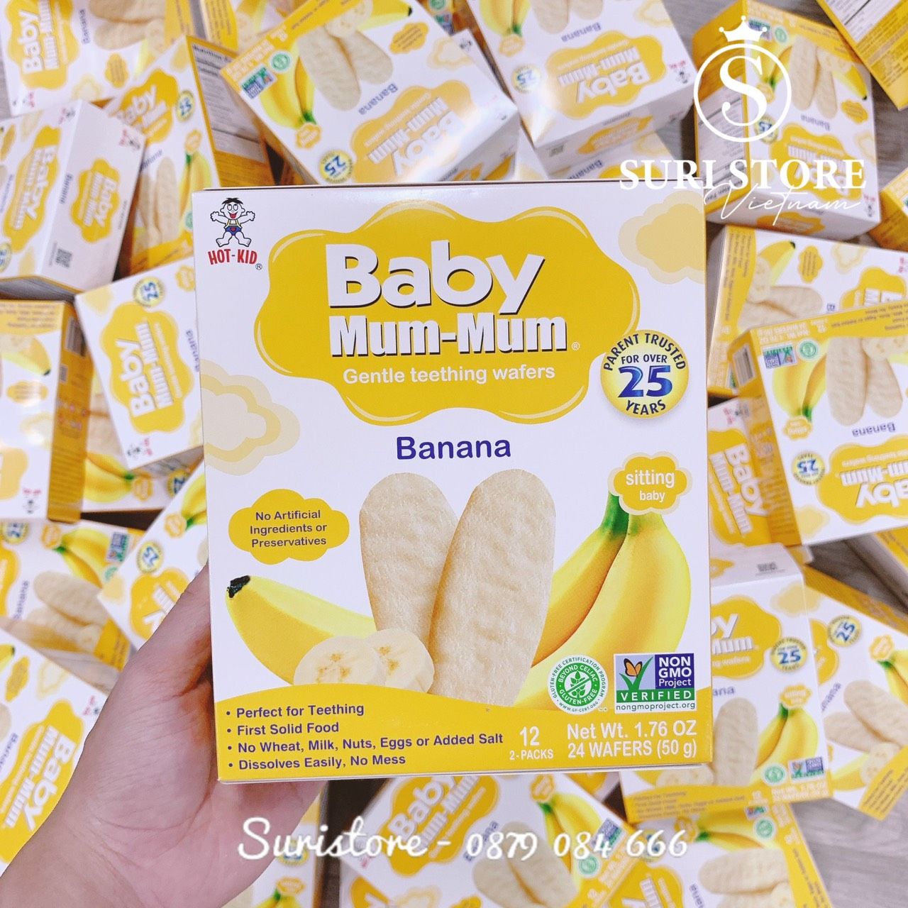 Bánh gạo Baby Mum Mum Hot Kid Mỹ - Chuối – Suri Store