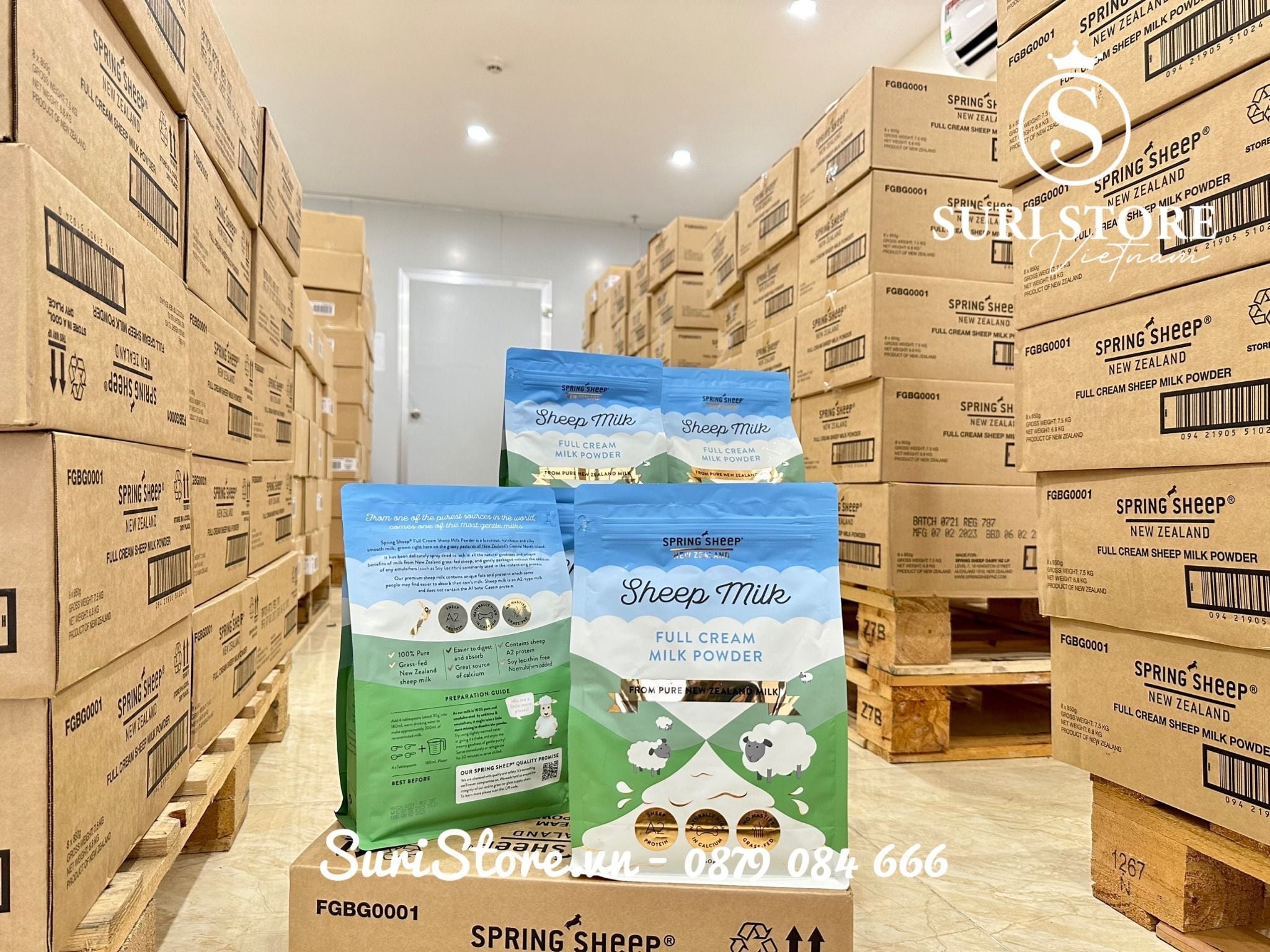 Sữa cừu Spring Sheep New Zealand - Dạng túi – Suri Store
