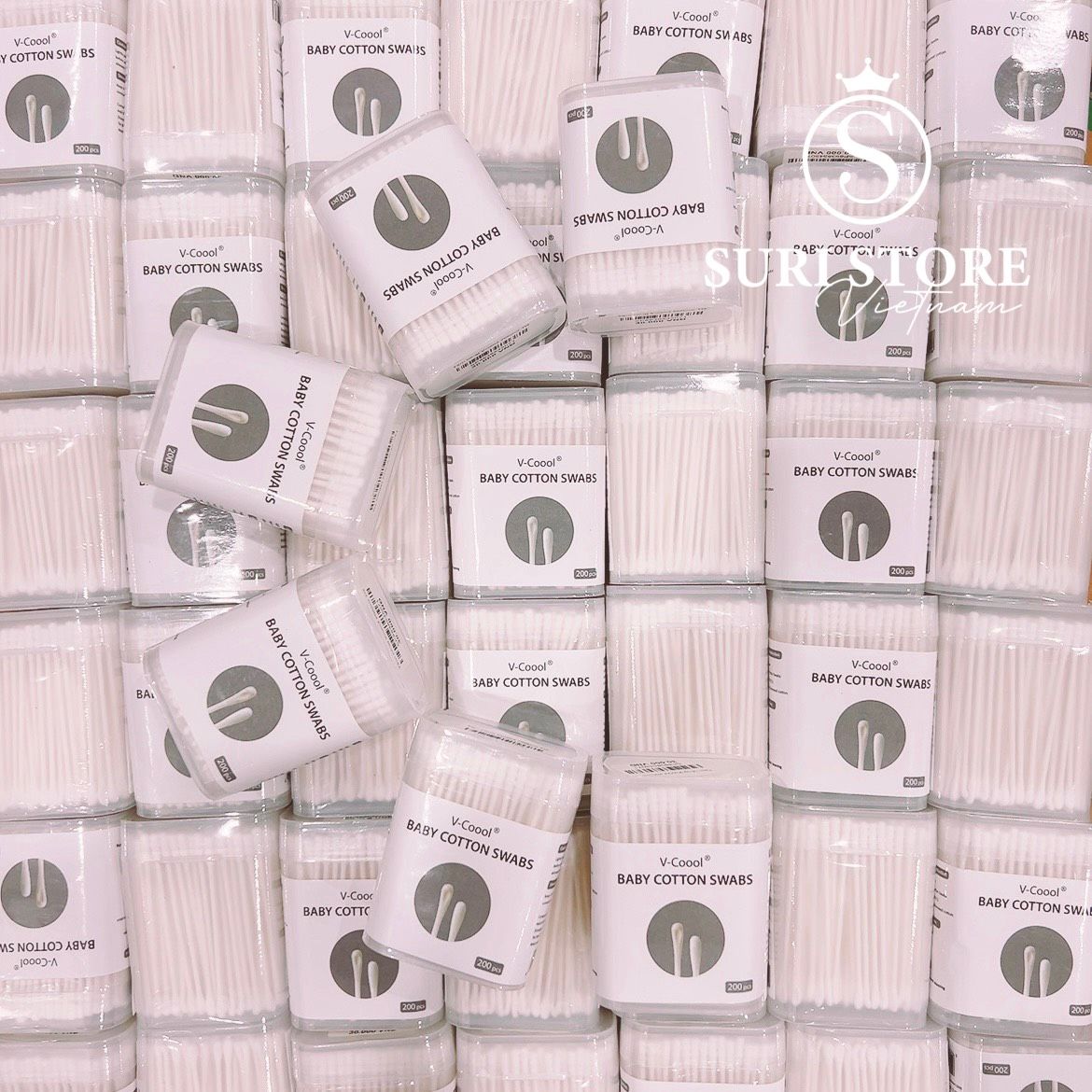 Tăm bông Vcoool 200pcs Trung Quốc – Suri Store