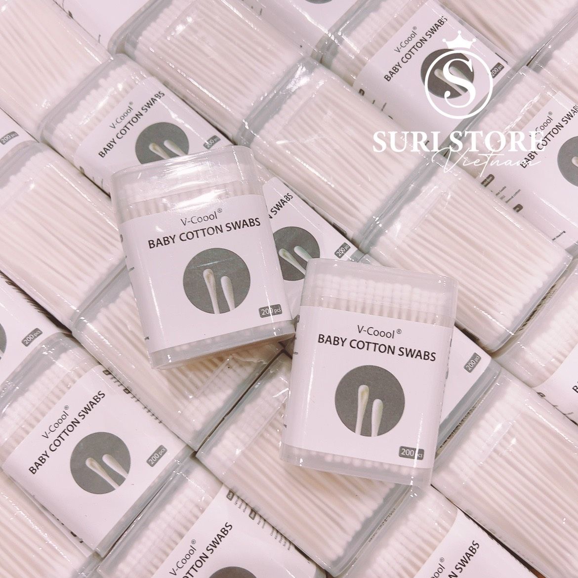 Tăm bông Vcoool 200pcs Trung Quốc – Suri Store