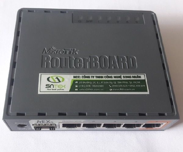 MIKROTIK hEX S RB760iGS – CÔNG TY TNHH CÔNG NGHỆ SONG NHÂN