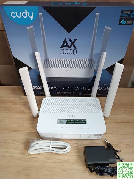BỘ PHÁT WIFI 6 CUDY AX3000 WR3000S – CÔNG TY TNHH CÔNG NGHỆ SONG NHÂN