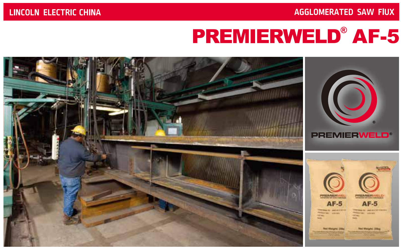 SAW | Flux | F7AZ-EL8, F7AZ-EM12K | PREMIERWELD® AF-5 – DGwelding