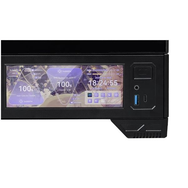 VỎ CASE PC VALKYRIE VK03 CASE LCD BLACK – Linaco