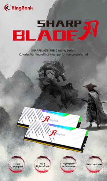 Bộ nhớ RAM KINGBANK DDR4 DESTOP SHARPBLADE RGB 16G CÓ TẢN 3600MHz – Linaco