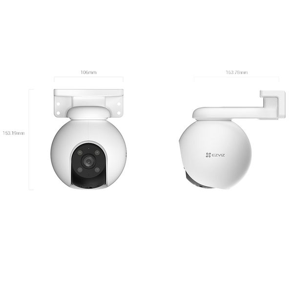 Camera Wifi quay quét PT ngoài trời H8 3K (CS-H8-R100-1J5WKFL) – Linaco