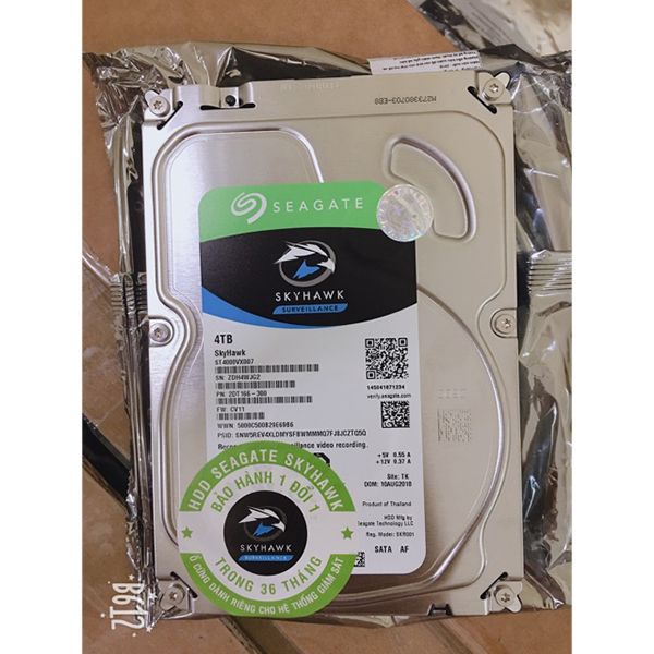 Ổ cứng HDD 4TB SEAGATE SKYHAWK 3.5inch ST4000VX007 - BH 36TH – Linaco