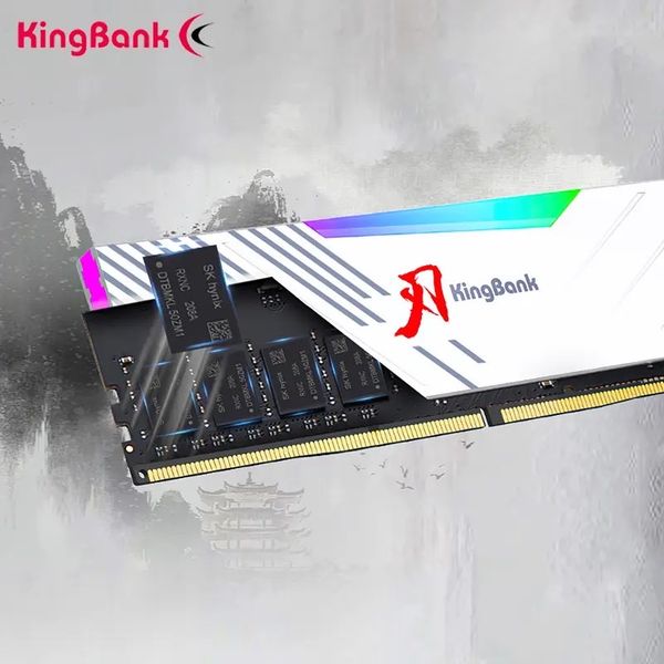 Bộ nhớ RAM KINGBANK DDR5 SHARPBLADE RGB DESTOP 16G 6000MHz – Linaco