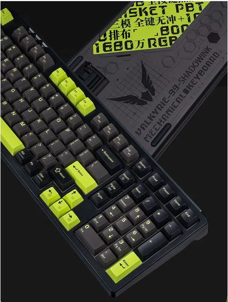 BÀN PHÍM VALKYRIE VK99 XANH ĐEN – Linaco
