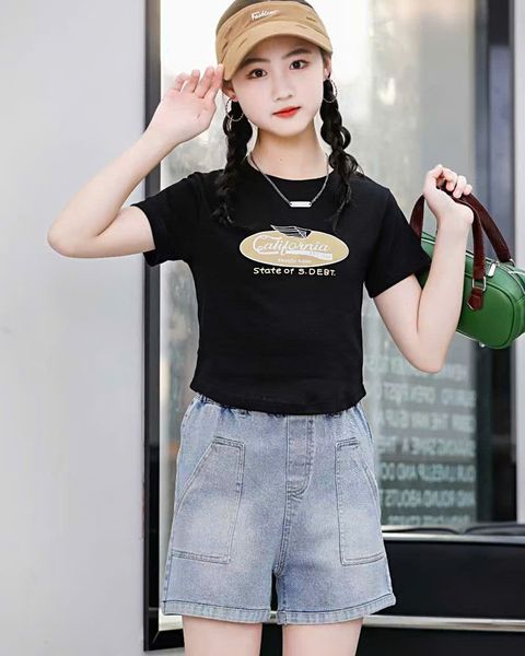 Bộ short jean bé gái CALI 1997 Rika House