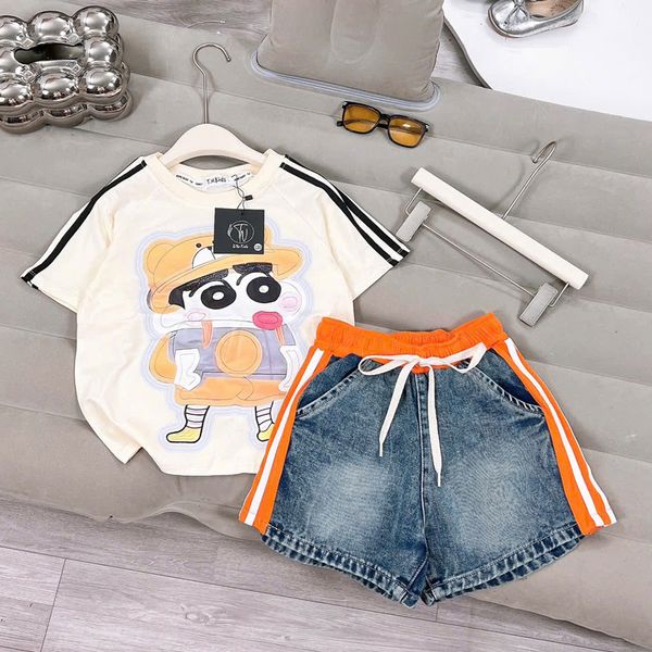 Bộ short jean bé gái chú SHIN Rika House