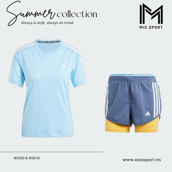BỘ ĐỒ XUÂN HÈ NỮ 2 TRONG 1 3 SỌC OWN THE RUN – Mixsport Việt Nam